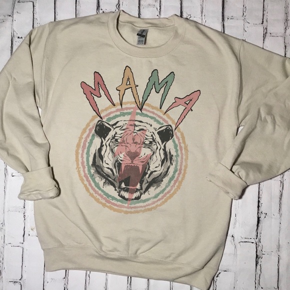 Sweaters | Retro Mama Tiger Sweatshirt | Poshmark
